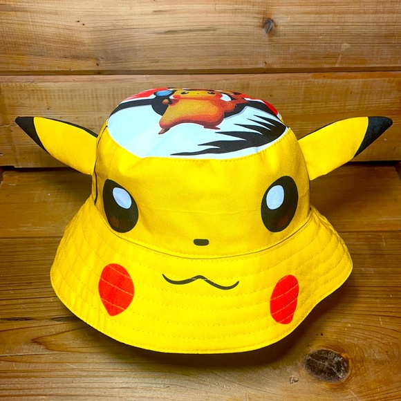 Pokemon | Accessories | Rare Pokemon Bucket Hat Detective Pikachu ...
